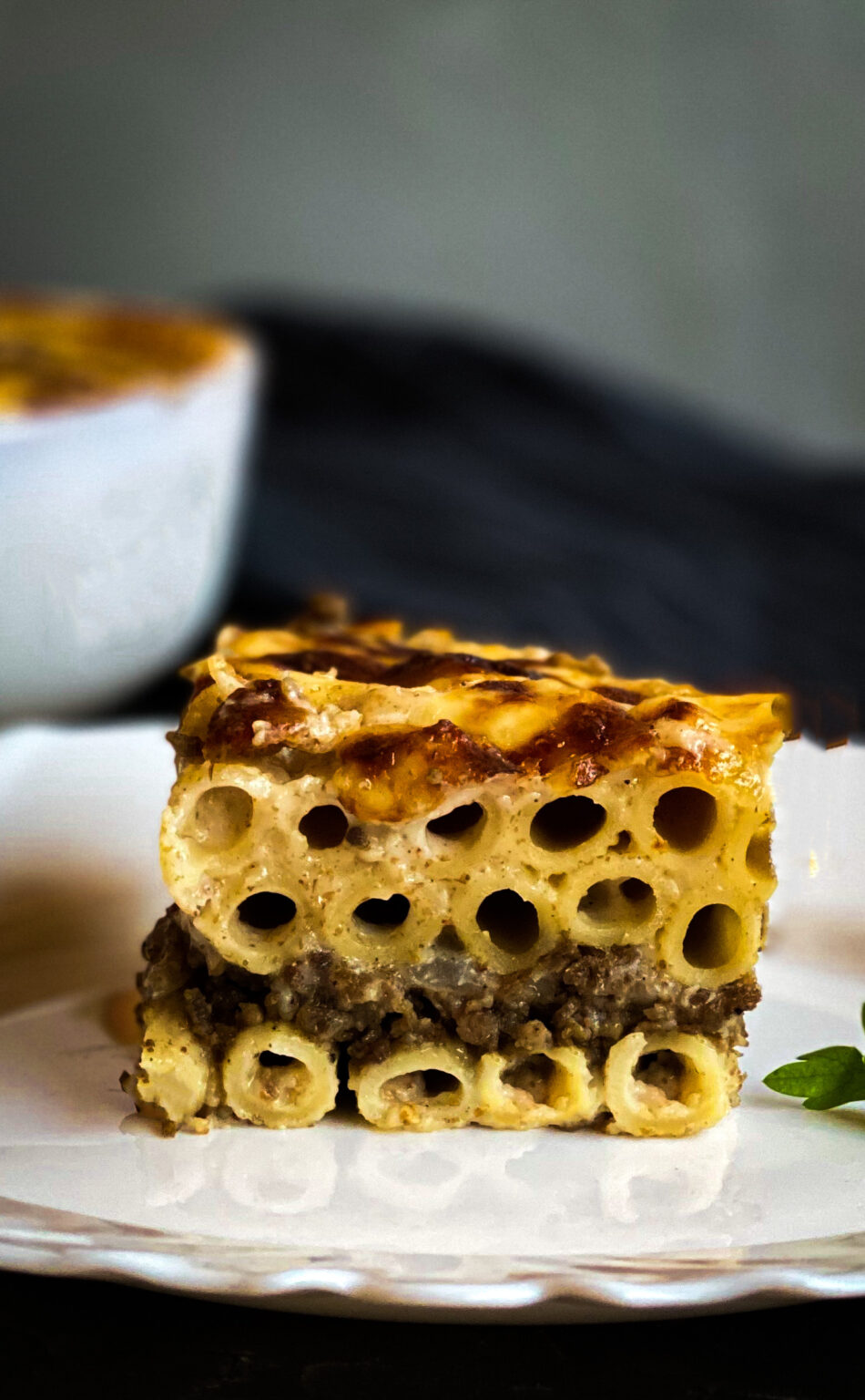 Egyptian Light Creamy Baked Béchamel Pasta (Greek Pastitsio) - The ...