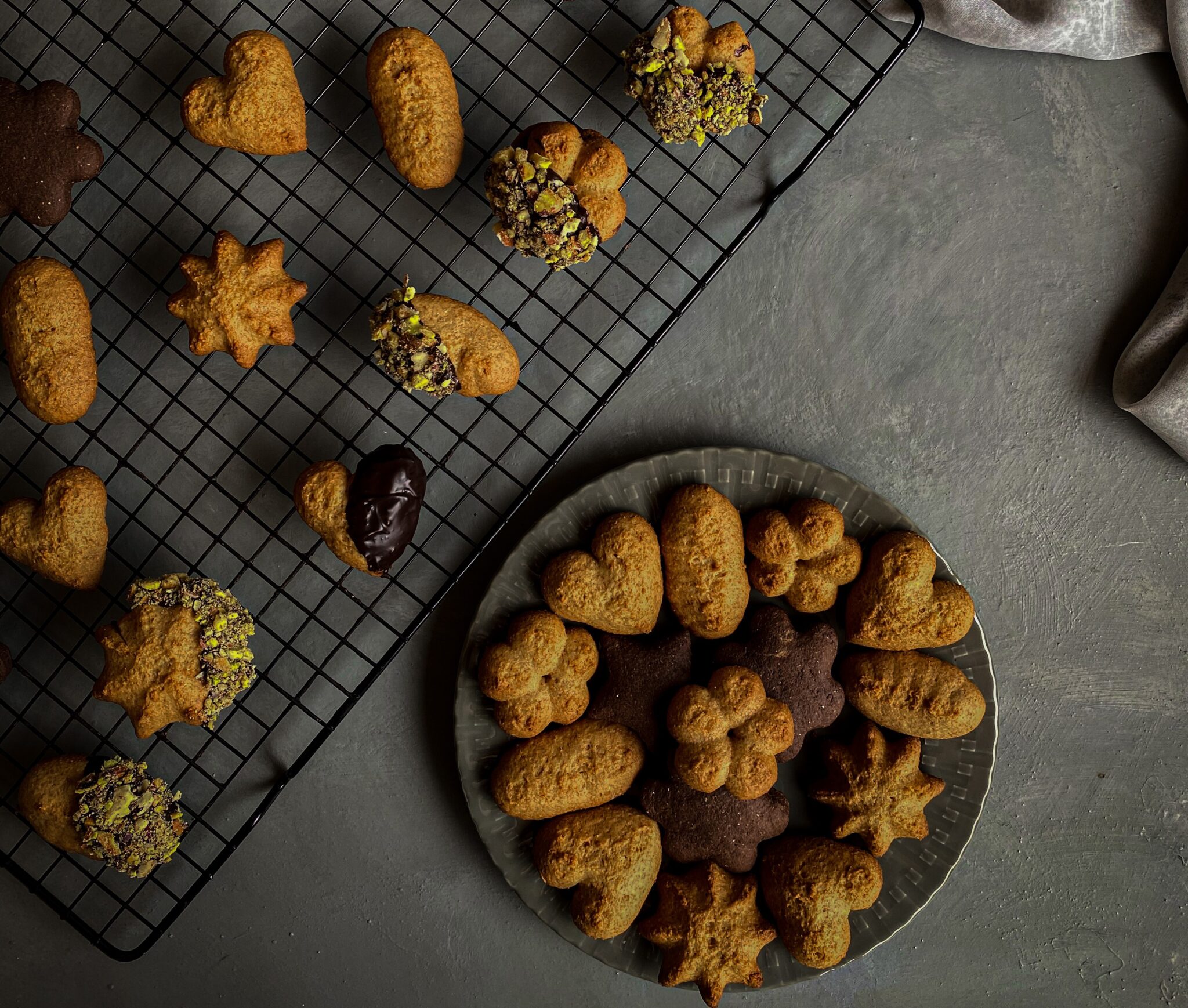 Delicious Lighter Egyptian Petit four (Butter Cookies) - The Healthy ...