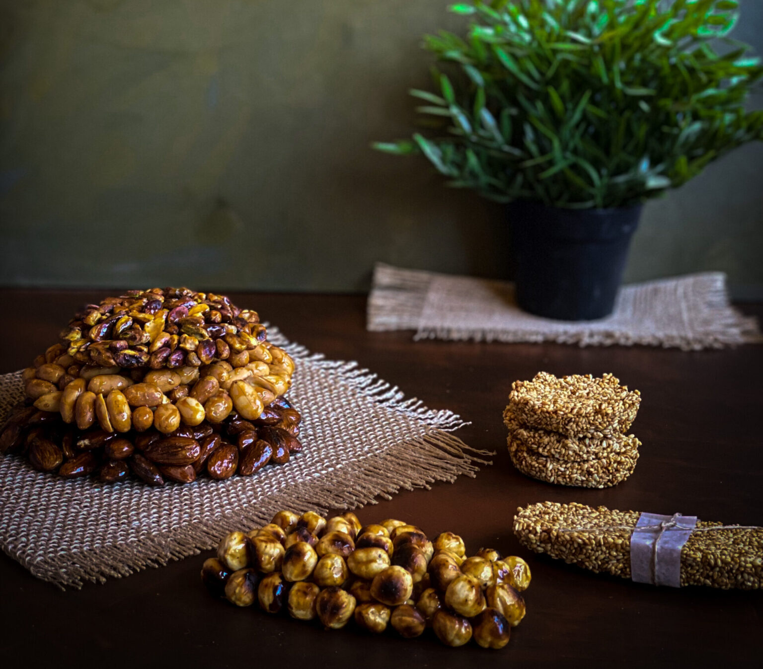 Guilt-Free Crunchy Halawet El Mouled Treats (Nut Brittle) - The Healthy ...