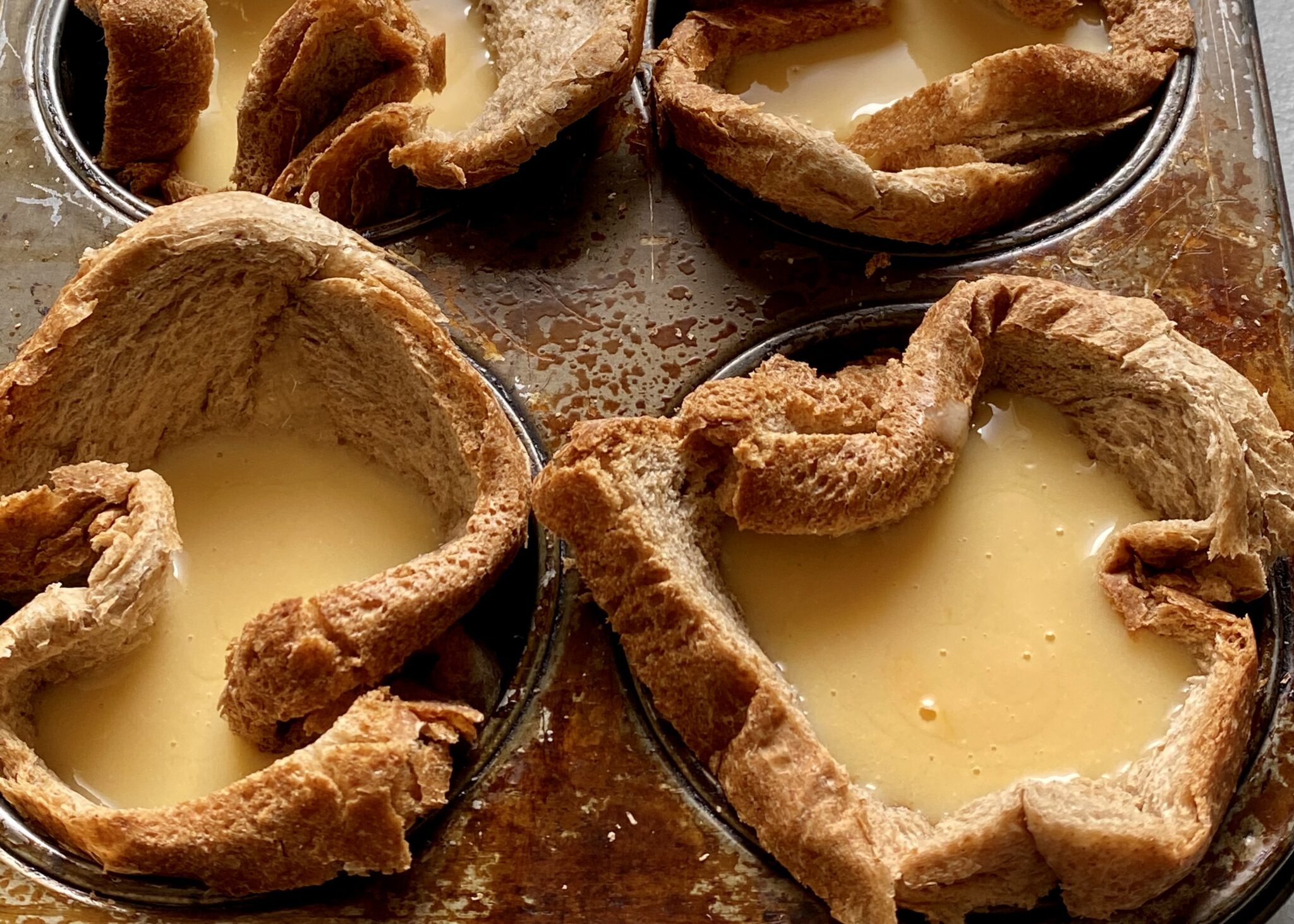 Custard Toast Cup (Viral Tiktok Recipe with a Twist) - The Healthy ...