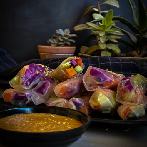 Vietnamese Rice Paper Rolls (Spring Rolls) - The Healthy Recipes Lab