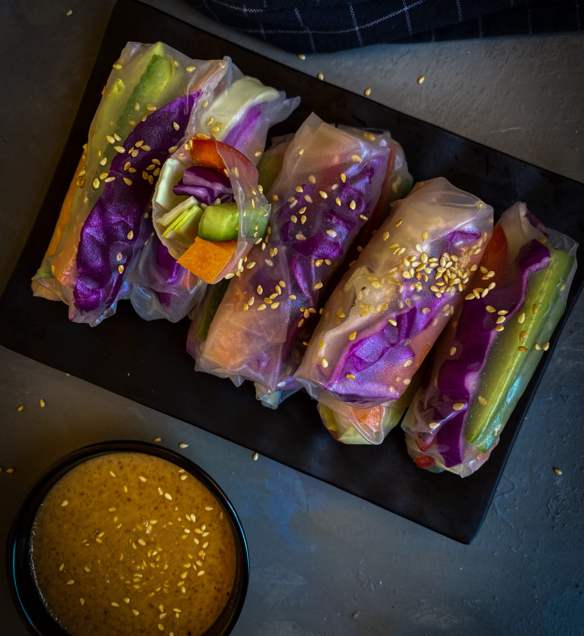 Vietnamese Rice Paper Rolls (Spring Rolls) - The Healthy Recipes Lab