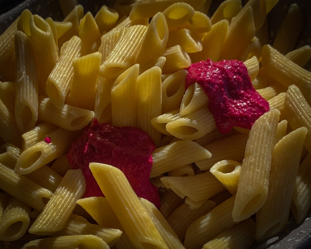 High Protein Viral Barbie Pasta - The Healthy Recipes Lab